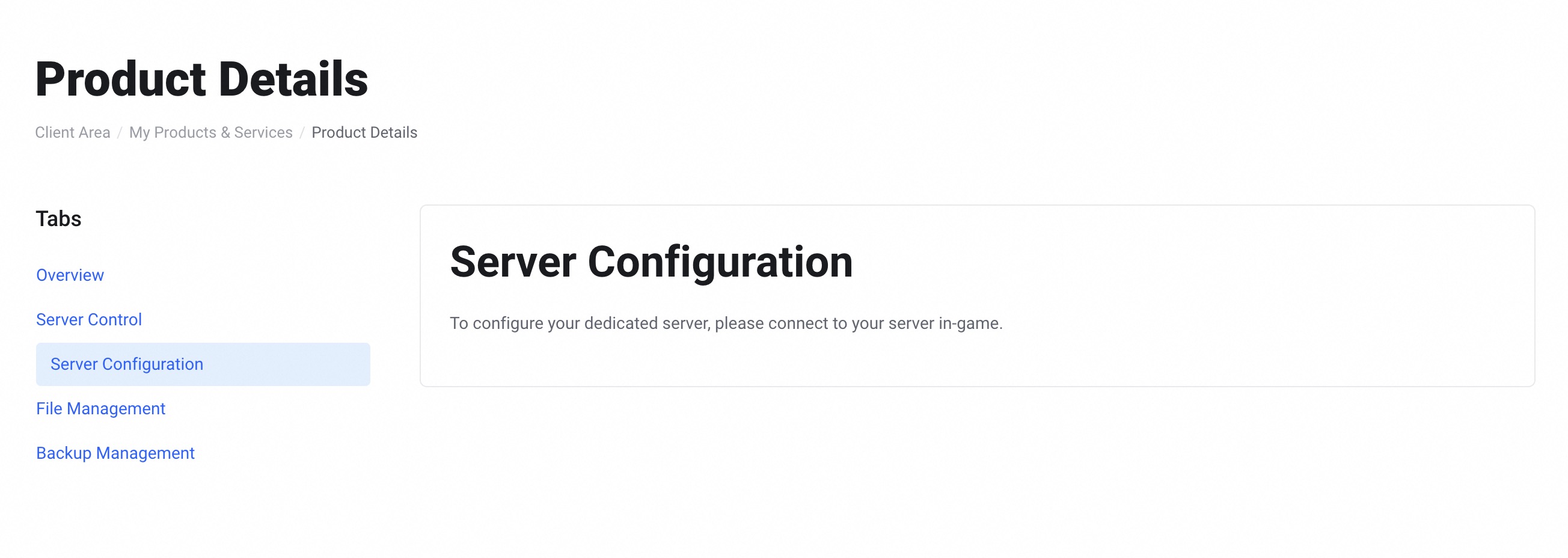 Server Configuration | ClawCloud Docs Overview | ClawCloud Documentation